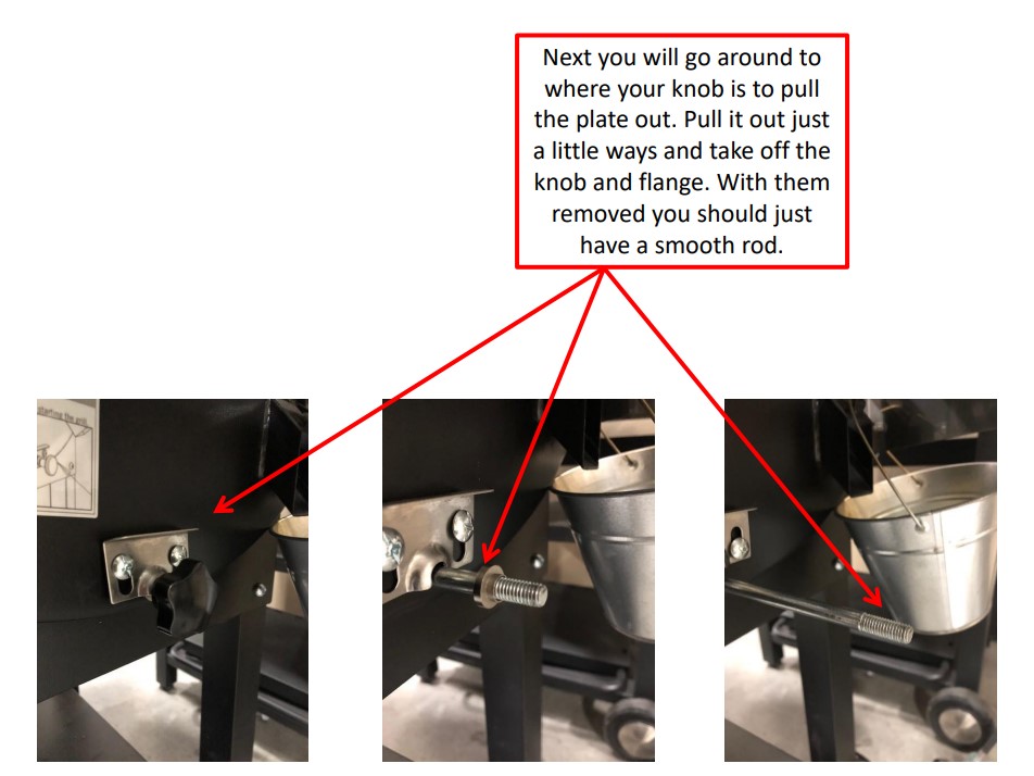 HOW TO REMOVE THE ASH CLEANOUT PLATE – CAMP CHEF