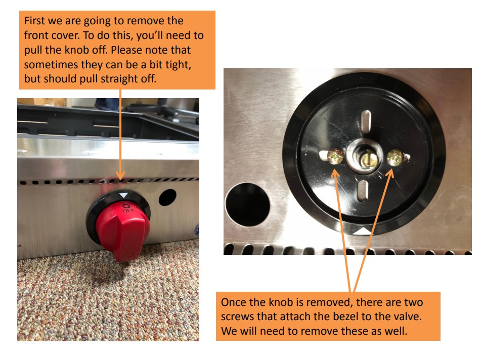 HOW TO REPLACE THE VALVE AND IGNITER IN THE FTG250 – CAMP CHEF