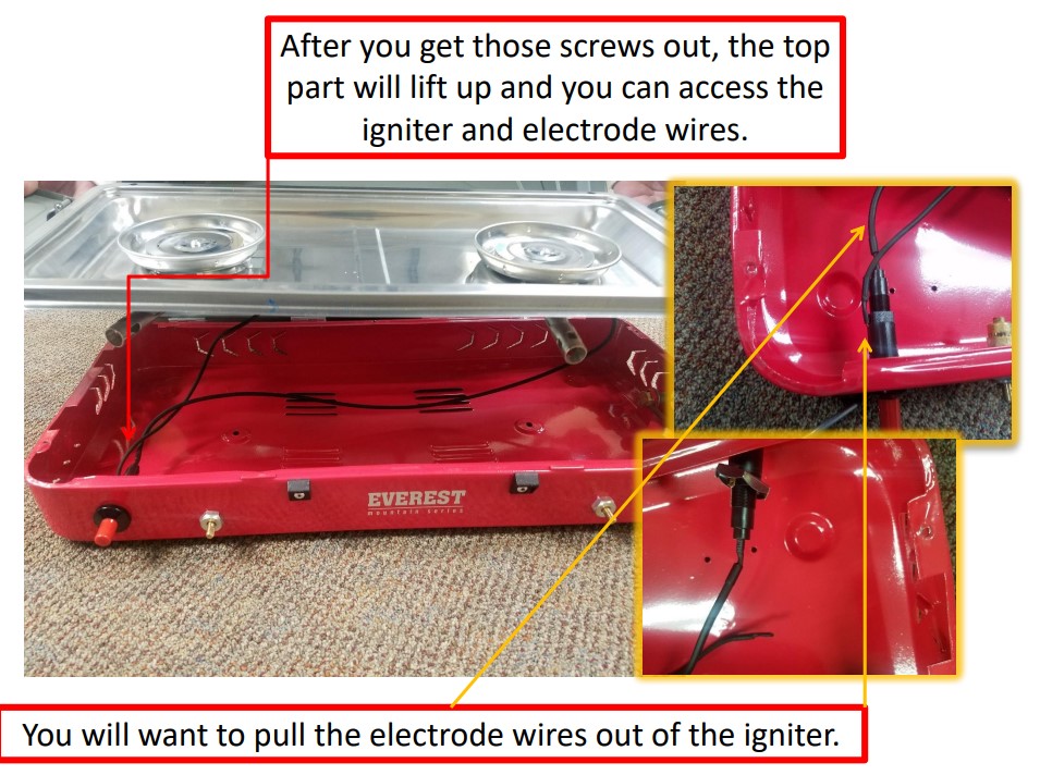 HOW TO REPLACE THE IGNITER IN THE EVEREST 2X – CAMP CHEF