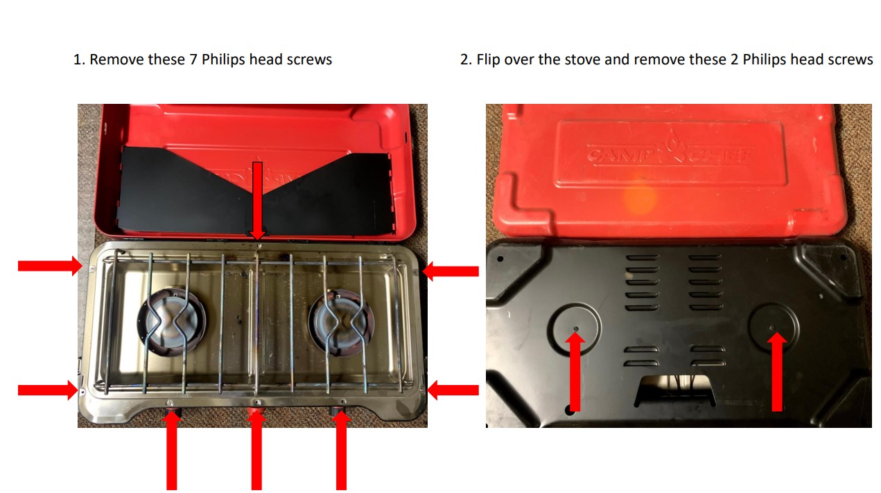 HOW TO REPLACE THE BURNER IN THE EVEREST 2X – CAMP CHEF